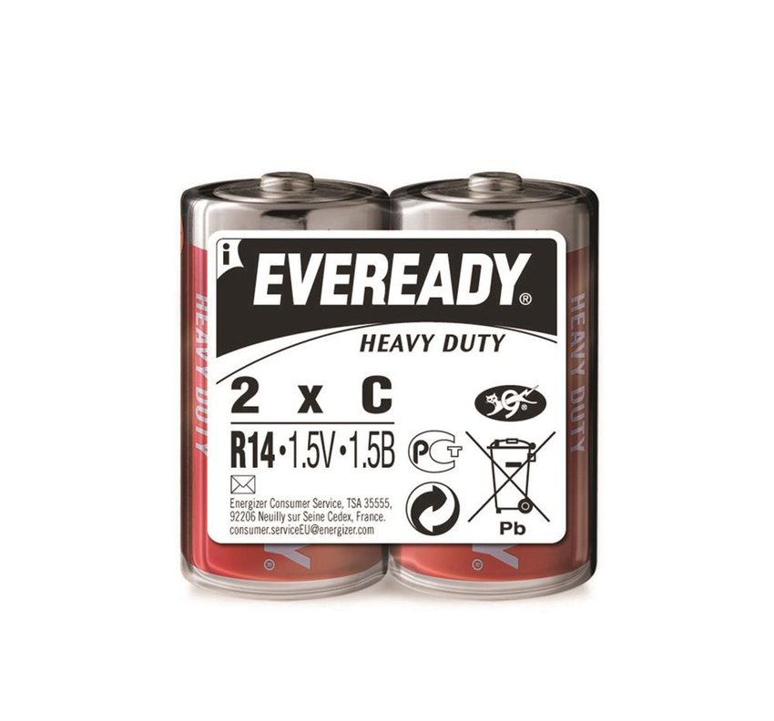 Bateria Eveready Heavy Duty C R14 15V 2Szt. | Biuro \ Wyposażenie biur ...